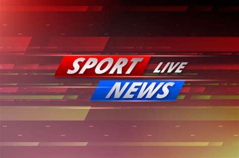 Premium Vector Gradient Sports News Background