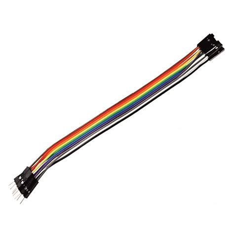 Cable Dupont Conexión Hembra Macho Marca Genérica Longitud 20cm 10 Unidades Jumpers
