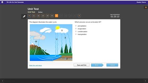 The Diagram Illustrates The Water Cycle Which Process Occurs At