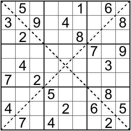Sudoku Mania Diagonal Sudoku 2013 2