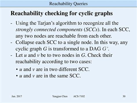 Outline Reachability Query Evaluation Ppt Download