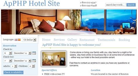 Php Hotel Reservation System Light By Apphpcom Codester