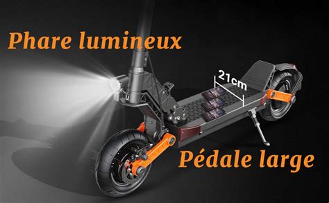 JOYOR Trottinette Electrique Adulte Sportive Professionelle S S Double Moteurs Puissants