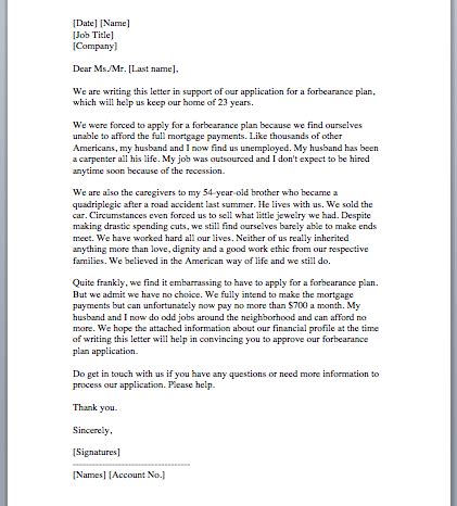 Hardship Letter Layout Archives Smart Letters