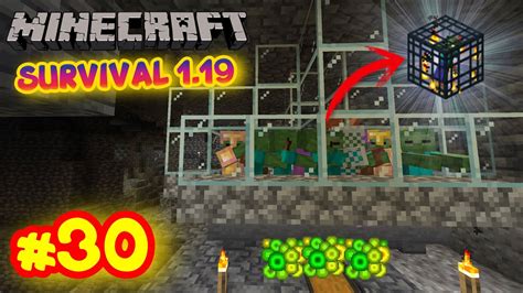 Granja De Experiencia 1 19 Tutorial Con Spawner De Zombies Survival 1 19 Ep 30 Youtube