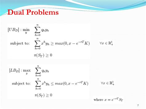 Ppt Bounding Option Prices Using Semidefinite Programming Powerpoint