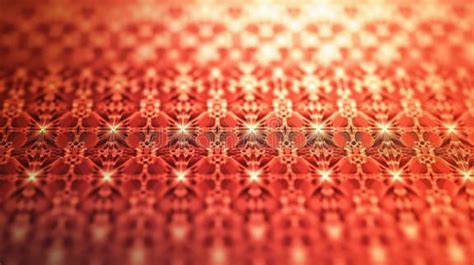 Unique Quasicrystal Diffraction Pattern With Vibrant Colors And Detail Stock Illustration