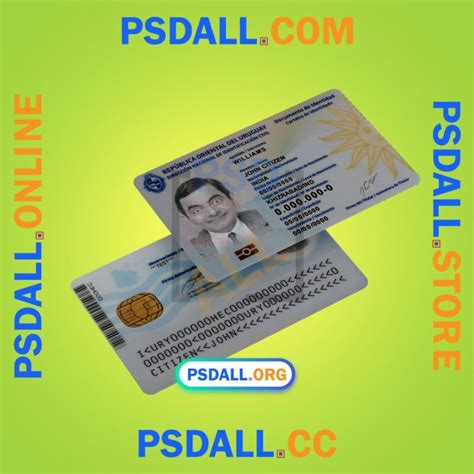 Uruguay Id Card Psd Template