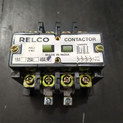 4 Pole Relco Mini Contactor At ₹ 350 Piece Pole Contactor In Alwar Id 2858287140212