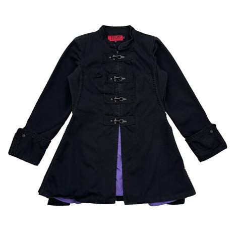 Vintage Tripp Nyc Clasp Trench Jacket Womens Xl … Gem