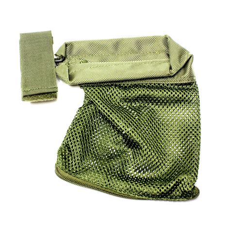 Tactical Ammo Brass Shell Catcher For 223 5 56 Mesh Bottom Zipper Closure