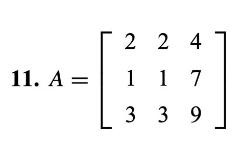 Solved In Exercises 9 12 ﻿verify That The Given Matrix A