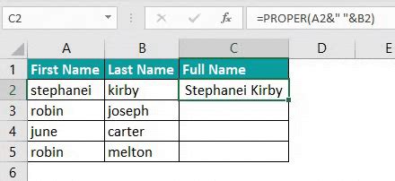 PROPER Excel Function Formula Examples How To Use