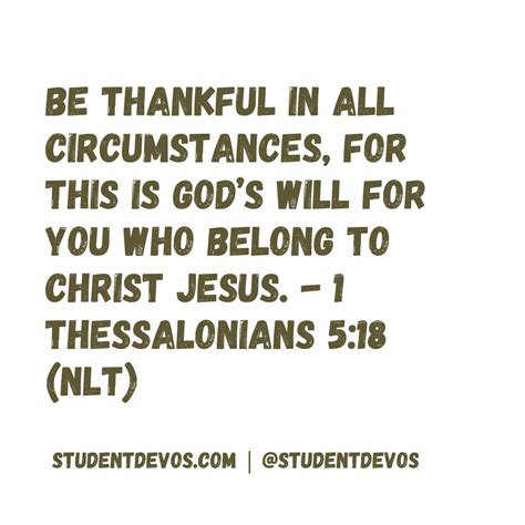 Daily Bible Verse And Devotion 1 Thessalonians 518 Student Devos
