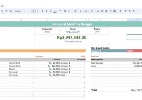 Download Spreadsheet Excel Tabungan Kaluna 300 Juta Cara Lunasi Hutang Tanpa Senggol Tabungan