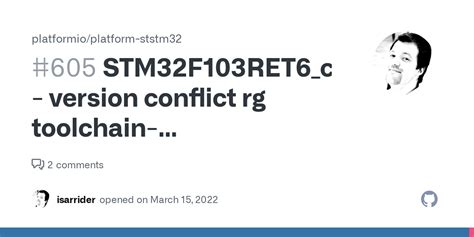 Stm32f103ret6creality Version Conflict Rg Toolchain Gccarmnoneeabi · Issue 605 · Platformio