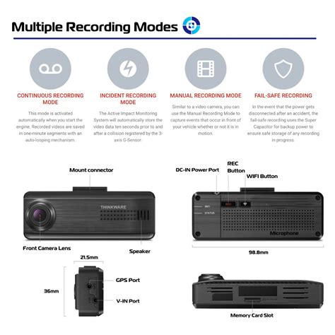 Thinkware Q200 Front And Rear Dash Cam Trackershop
