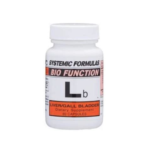 Systemic Formulas 61 Lb Liver Gall Bladder