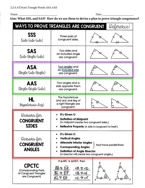 Simply Explained Easy Triangle Congruence With Sss Sas Asa And Aas