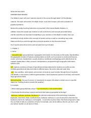 GEOG 201 Midterm FALL 2018 Docx GEOG 201 FALL 2018 MIDTERM EXAM REVIEW The Midterm Exam Will