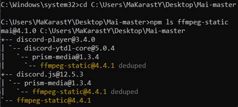 ERROR FFMPEG Is Not Installed Issue 140 Maisans Maid Mai GitHub
