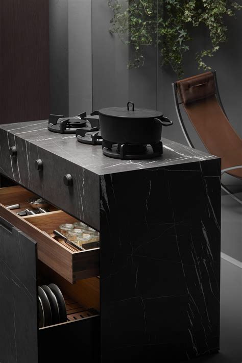 Small Living Kitchens Islands By Falper Dezeen Showroom