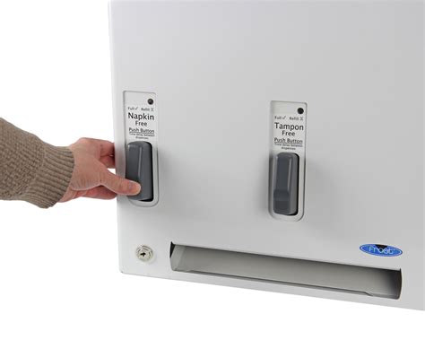 Push Button Free Feminine Product Dispenser Frost