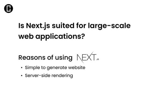 Is Nextjs Suited For Large Scale Web Applications Quora