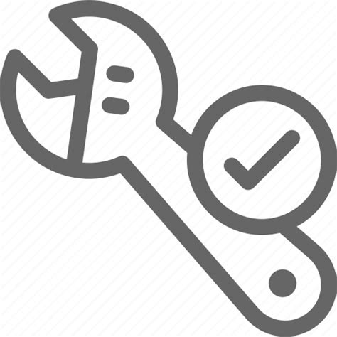 Done Fix Maintenance Repair Screwdriver Tool Icon Download On Iconfinder