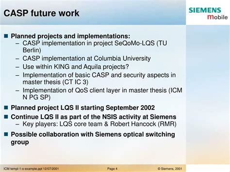 Ppt Casp Future Work Plans And Ideas Powerpoint Presentation Free