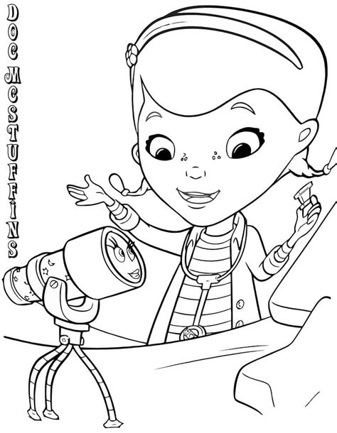 Doc McStuffins Coloring Pages ColoringLib