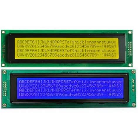 Rectangle 40x2 Y G Character Lcd Display Jhd At Rs 600 Piece In Mumbai