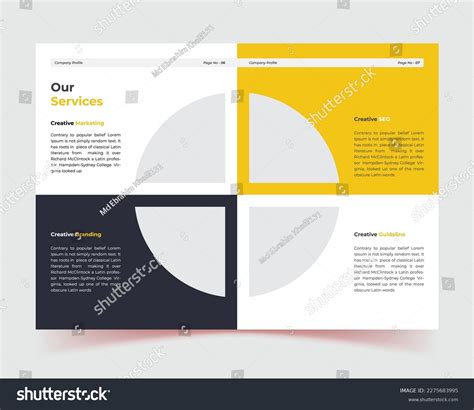 Corporate Company Profile Brochure Template Design Stock Vector Royalty Free 2275683995