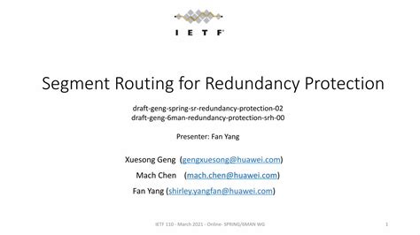 Pdf Segment Routing For Redundancy Protection Dokumentips