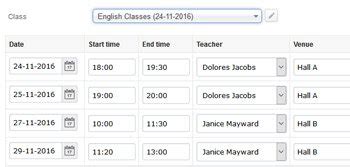 Class Scheduling System Php Booking System Features