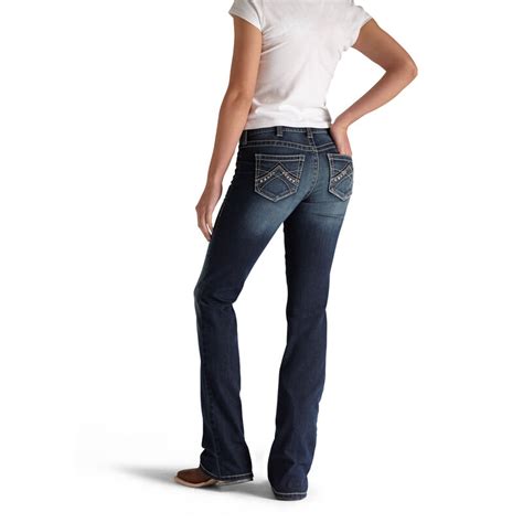 R E A L Mid Rise Stretch Original Boot Cut Jean Ariat