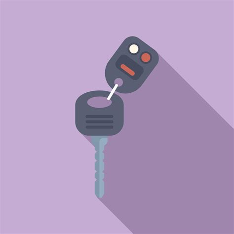 Access Smart Key Icon Flat Alarm Start 43296775 Vector Art At Vecteezy
