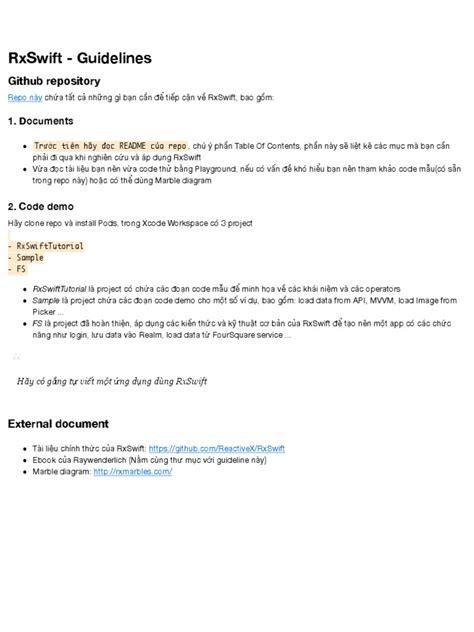 rxswift guideline pdf