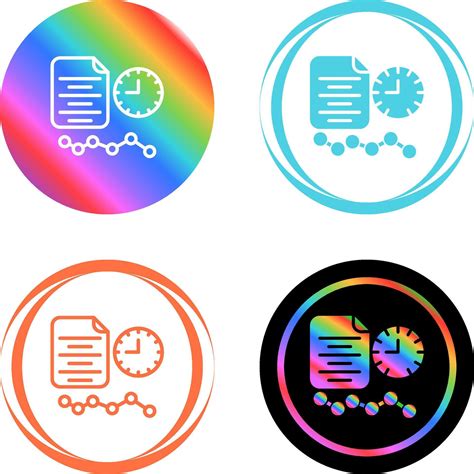 Time Series Analysis Vector Icon 40764814 Vector Art At Vecteezy