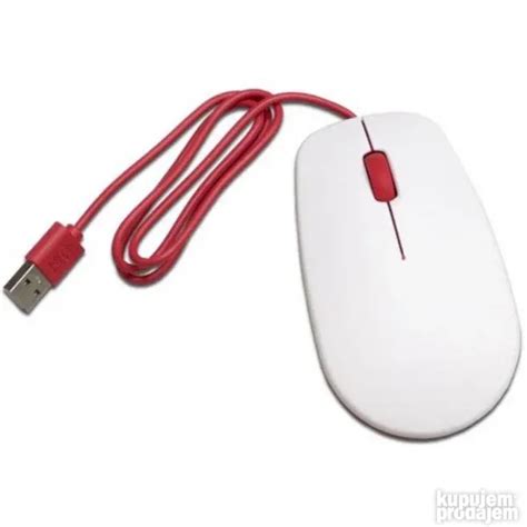 raspberry pi mouse red and white kupujemprodajem