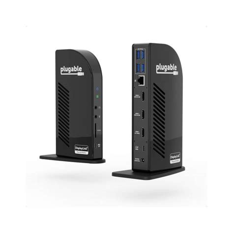 Plugable Usb C Triple Monitor Docking Station 100w Ud Ultcdl Eu