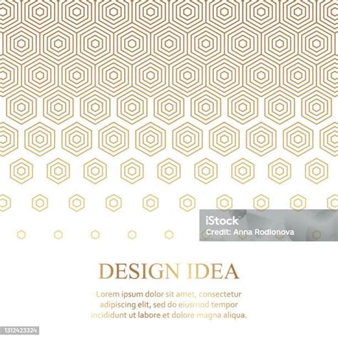 흰색 배경에 황금 육각형 또는 벌집기기와 기하학적 배경 꿀에 대한 스톡 벡터 아트 및 기타 이미지 꿀 패턴 벌집 패턴 Istock