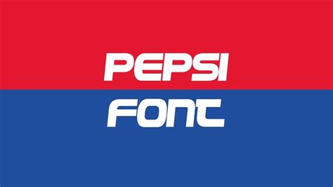 Pepsi Font Free Download