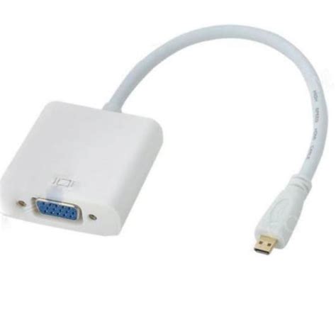 อะแดปเตอร์แปลงสายเคเบิ้ล Micro Hdmi เป็น Vga และเสียง Hdmi ของแท้ ขนาด