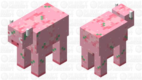 Strawberry Cow Minecraft Mob Skin