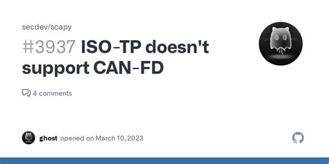 Iso Tp Doesnt Support Can Fd · Issue 3937 · Secdevscapy · Github