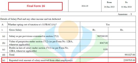 Filing Itr What To Do If You Have More Than One Form 16