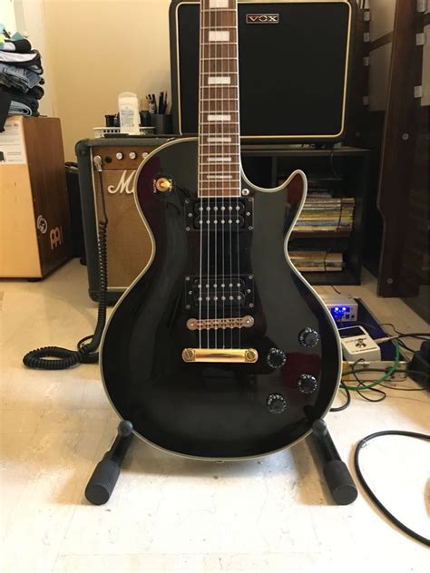 Burny Les Paul Custom Hobbies And Toys Music And Media Musical