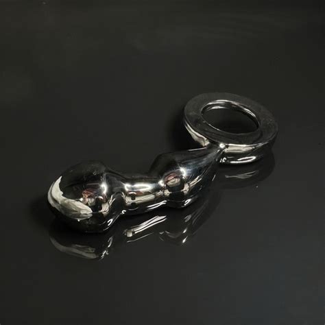 Smooth Weighty Solid Stainless Steel Insertable Toy Elegant Erotic Scu