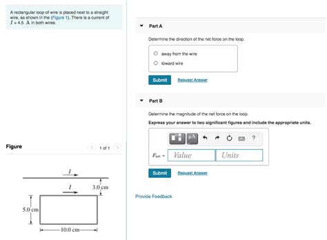 Solved A Rectangular Loop Of Wire Is Placed Next To A Chegg Com